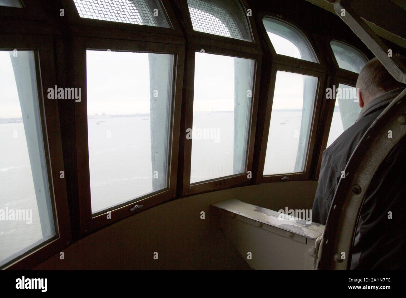 Inside the Crown of the Statue of Liberty Enlightening the World ...