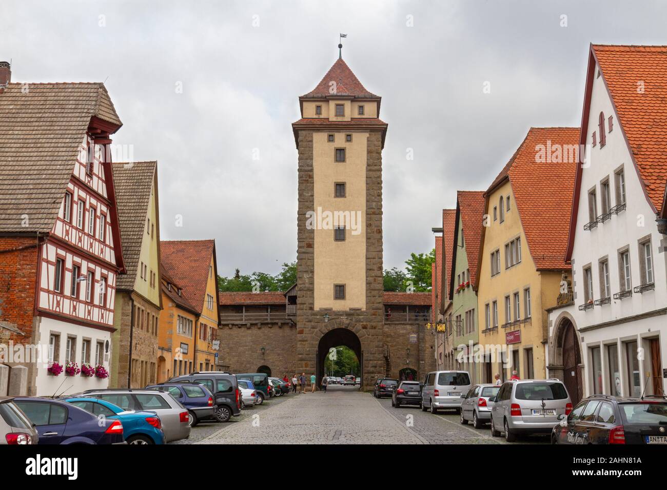 Galgentor (Gallows Gate), Rothenburg ob der Tauber, Bavaria, Germany ...