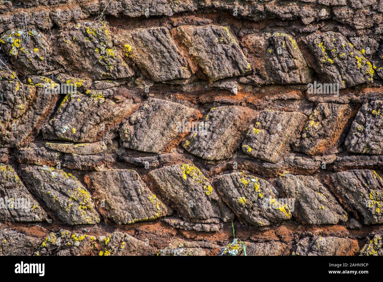 Old turf wall hi-res stock photography and images - Alamy