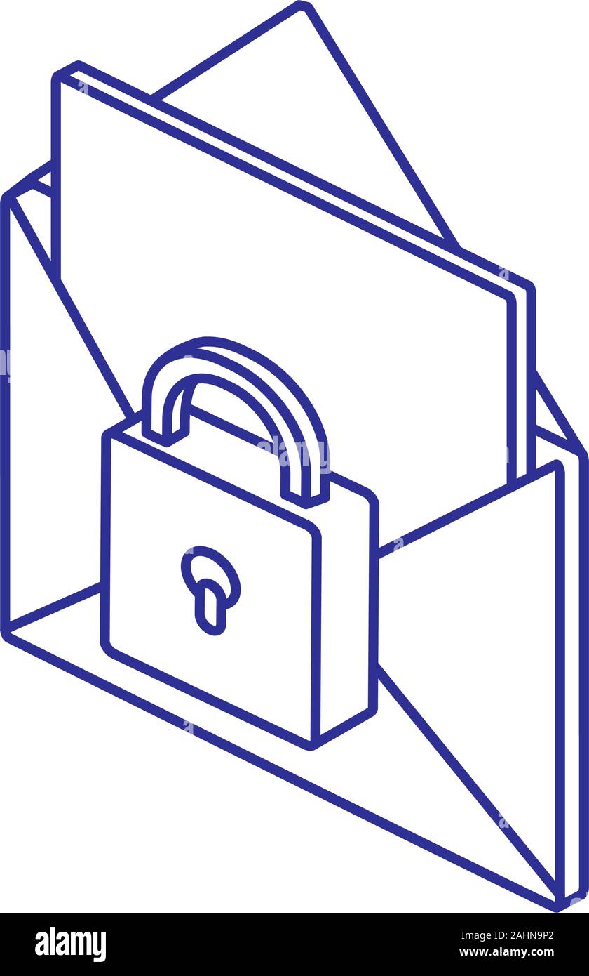 Padlock and envelope design of Security lock access door house safe ...