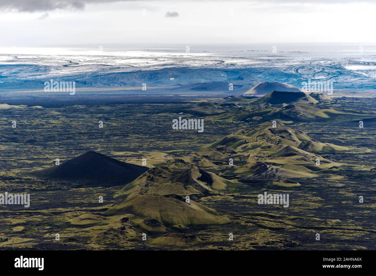 Northeastern part of Lakagigar volcanic fissure from Laki volcano to ...