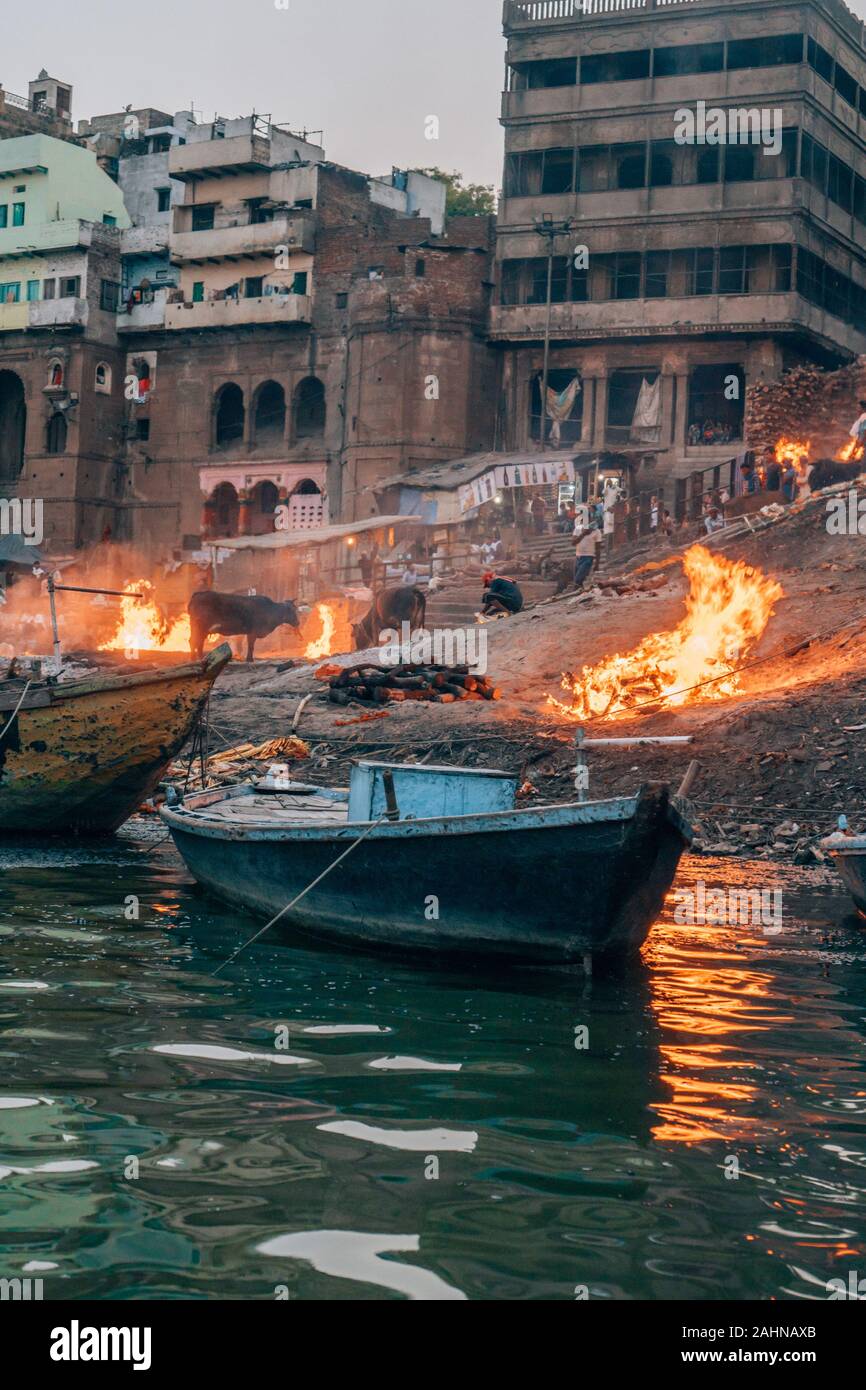 Dead Body Ceremony Varanasi Uttar High Resolution Stock Photography and ...