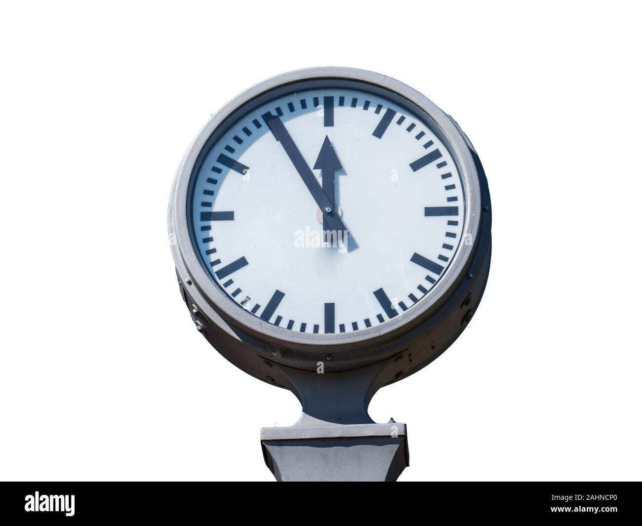 5 to 12 clock concept isolated Stock Photo - Alamy