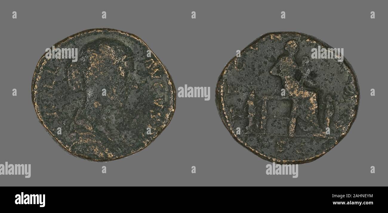 Ancient Roman. Coin Portraying Empress Lucilla. 164 AD–169 AD. Roman ...