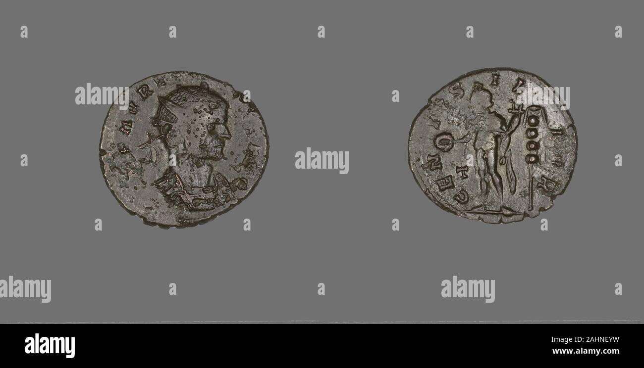 Ancient Roman. Coin Portraying Emperor Aurelian. 270 AD–275 AD. Roman ...