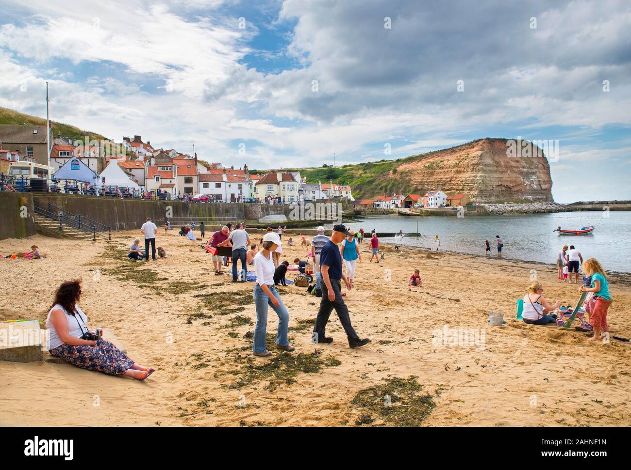 England Beaches With People