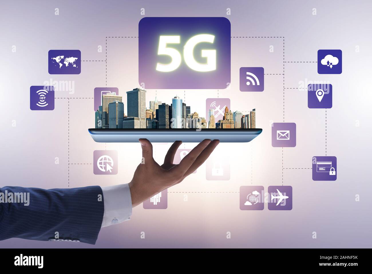 5G technology concept - high internet speed Stock Photo - Alamy