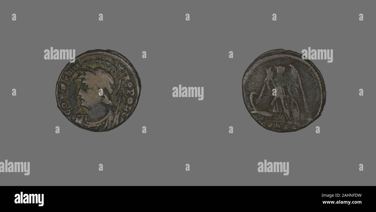 Coin portraying emperor emperor constantine i hi-res stock photography ...