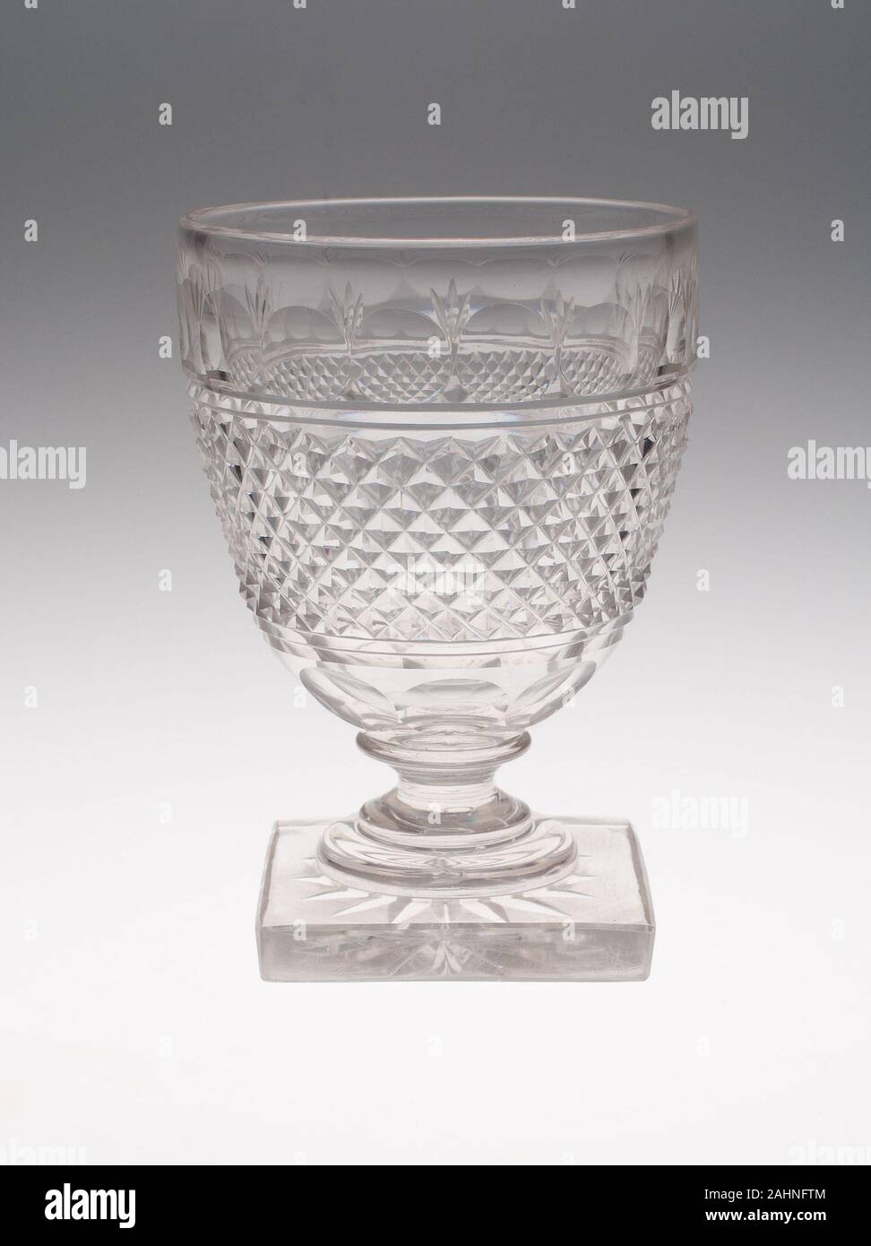 Goblet. 1815–1835. England. Glass Stock Photo - Alamy
