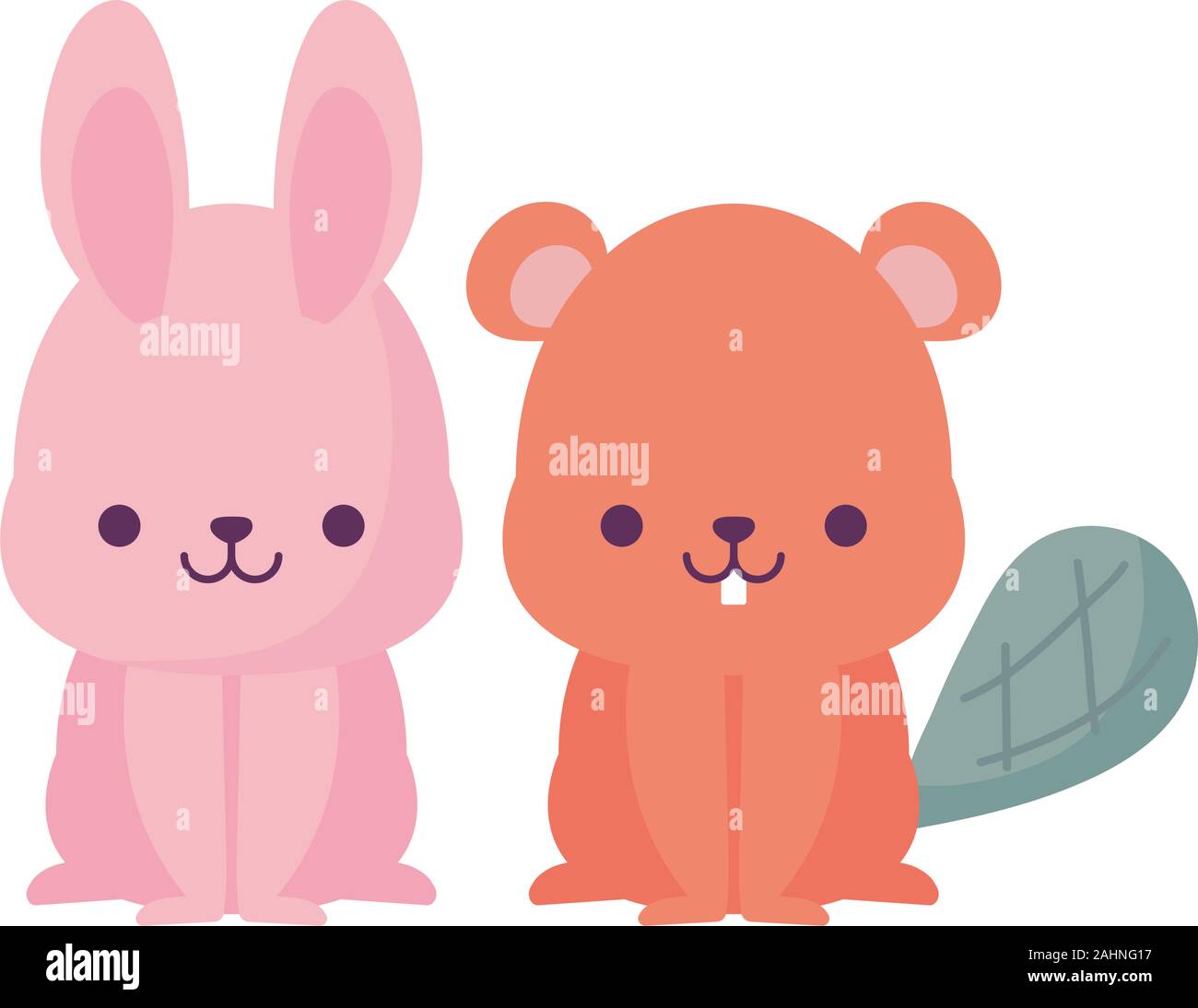 Beaver profile Stock Vector Images - Alamy