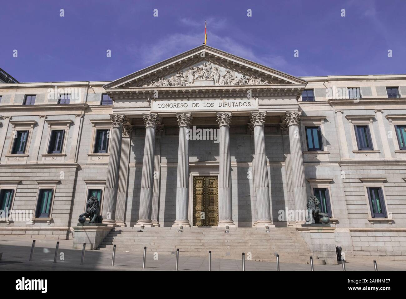 The Parliament building, Madrid,Spain Stock Photo - Alamy