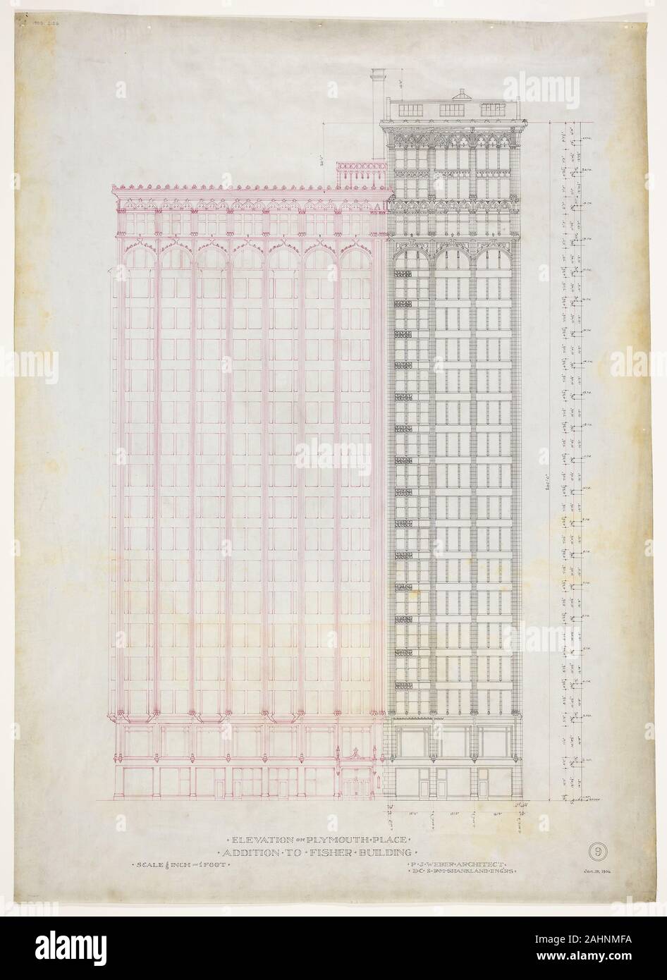 Peter Joseph Weber. Fisher Building Addition, Chicago, Illinois ...