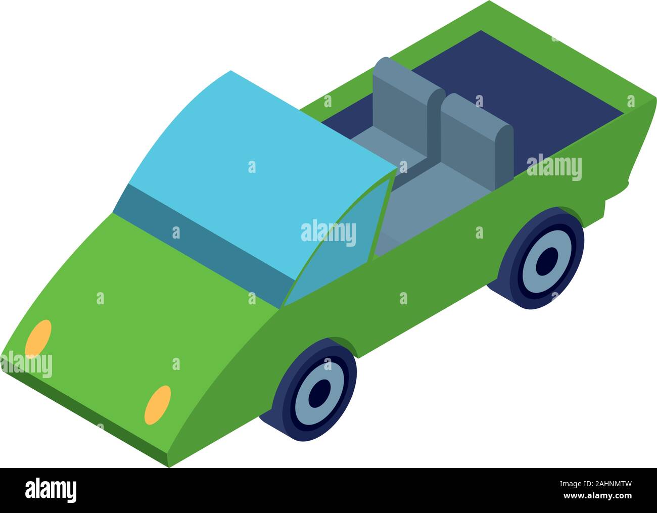 convertible car on white background vector illustration design Stock ...