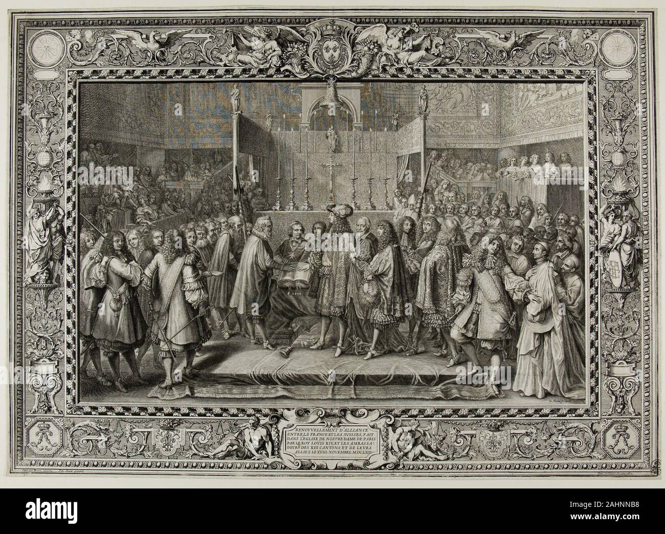 Sébastien Le Clerc, the elder. Renewal of the Alliance Between the ...