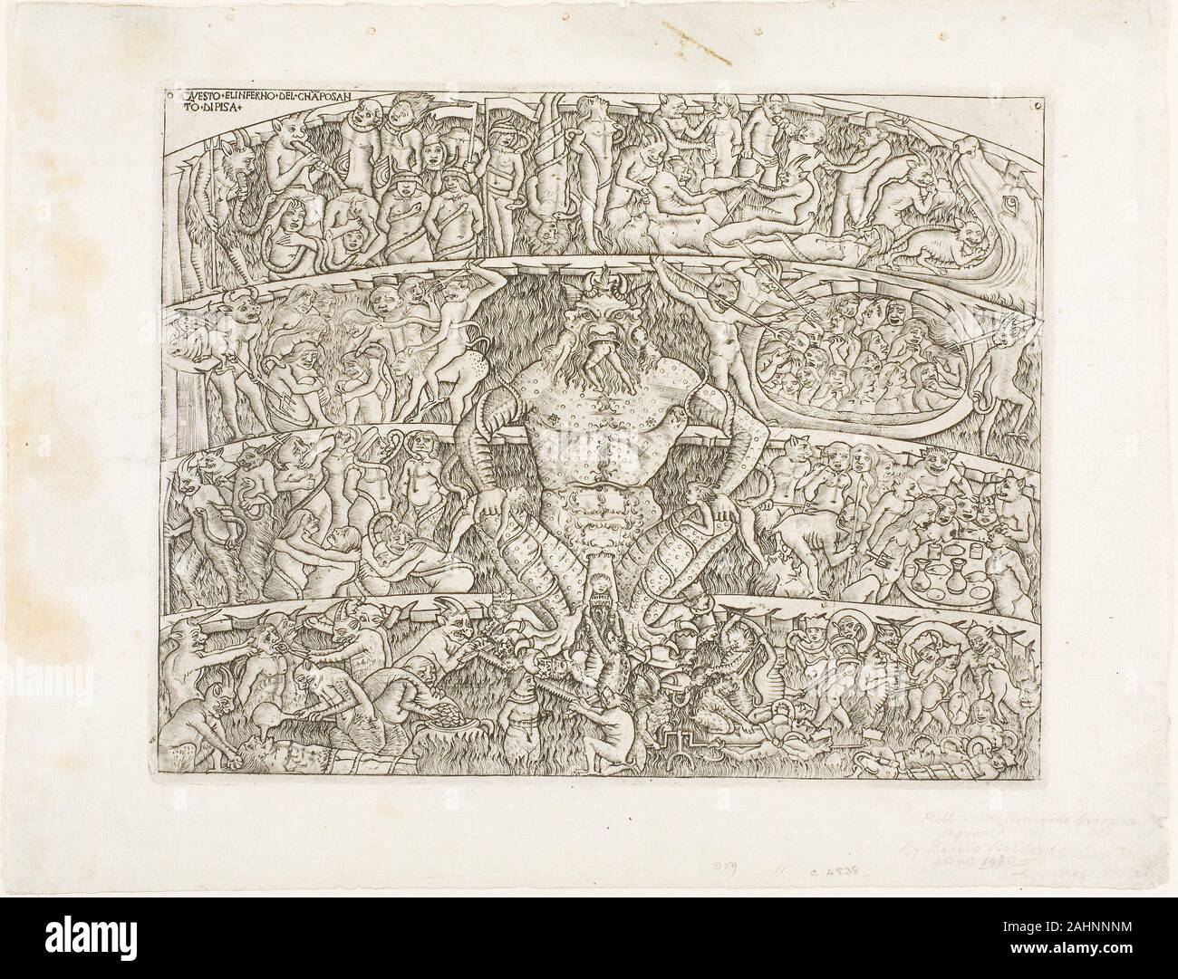 Baccio Baldini, Circle of. Inferno According to Dante. 1460–1480. Italy ...