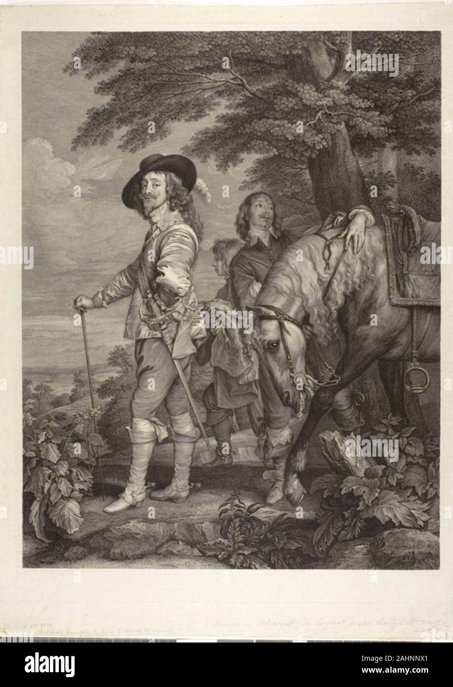 Robert Strange. Charles I, King of England, with James, 1st Duke of ...