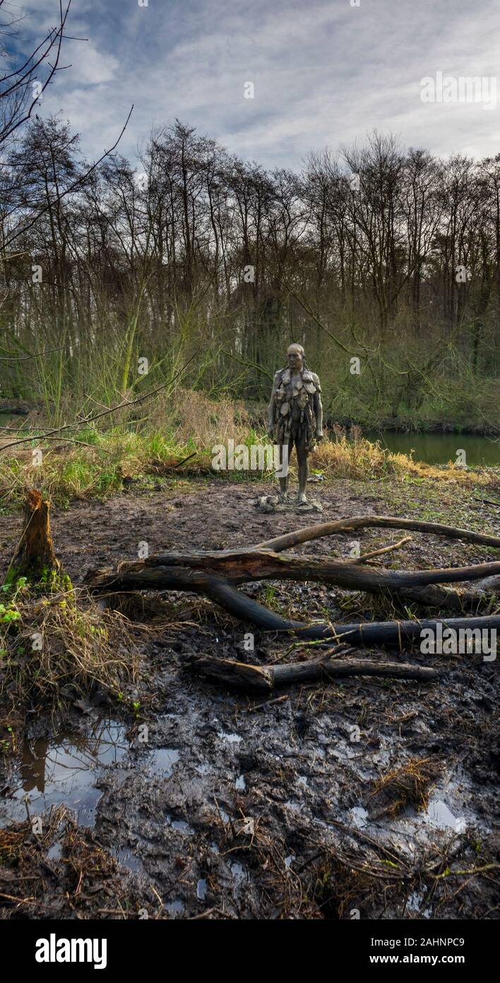 Man of Stones, 2019, Laurence Edwards, Bronze The Sculpture Park Stock ...