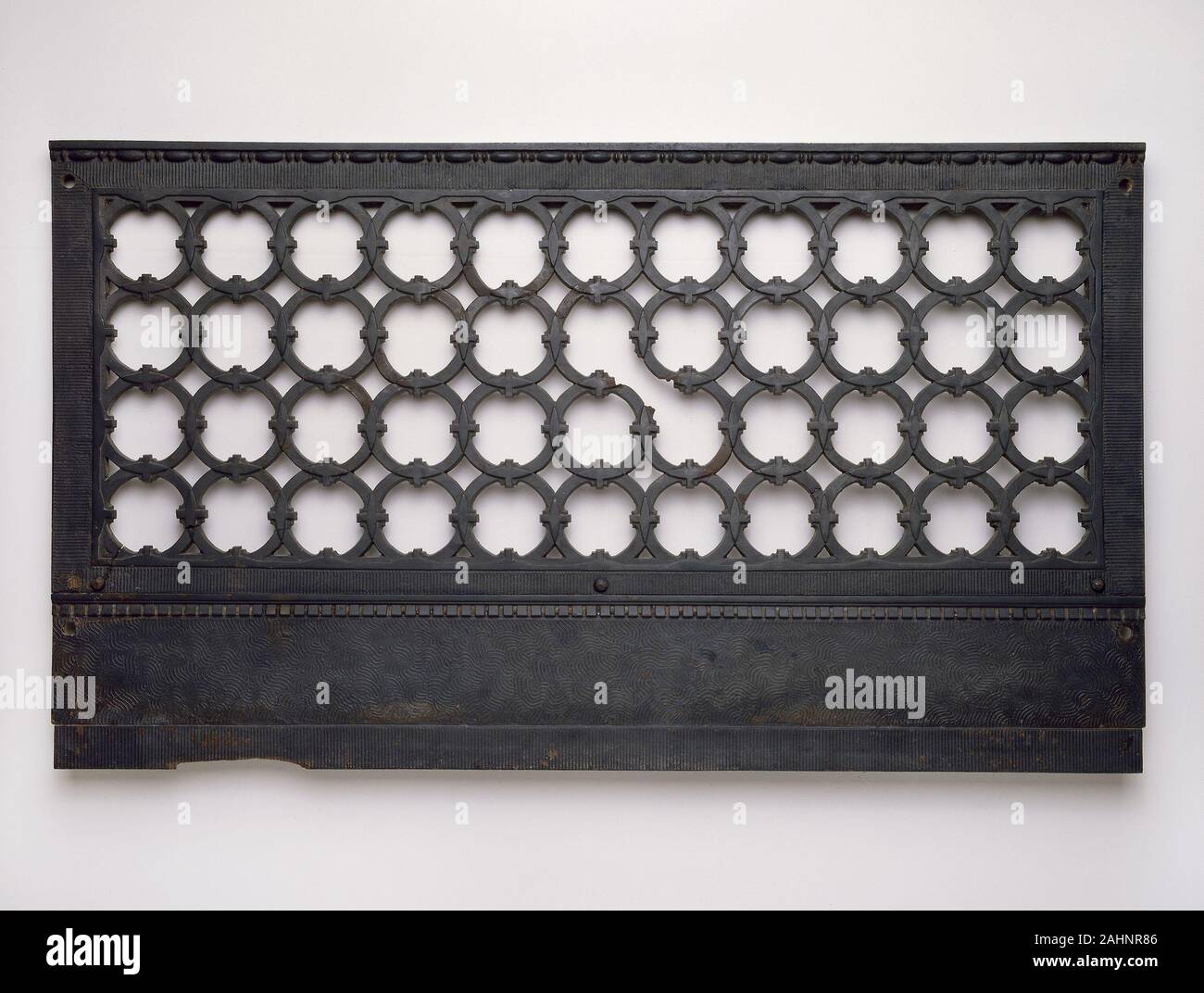 Holabird and Roche (Architect). Marquette Building Elevator Grille Base ...