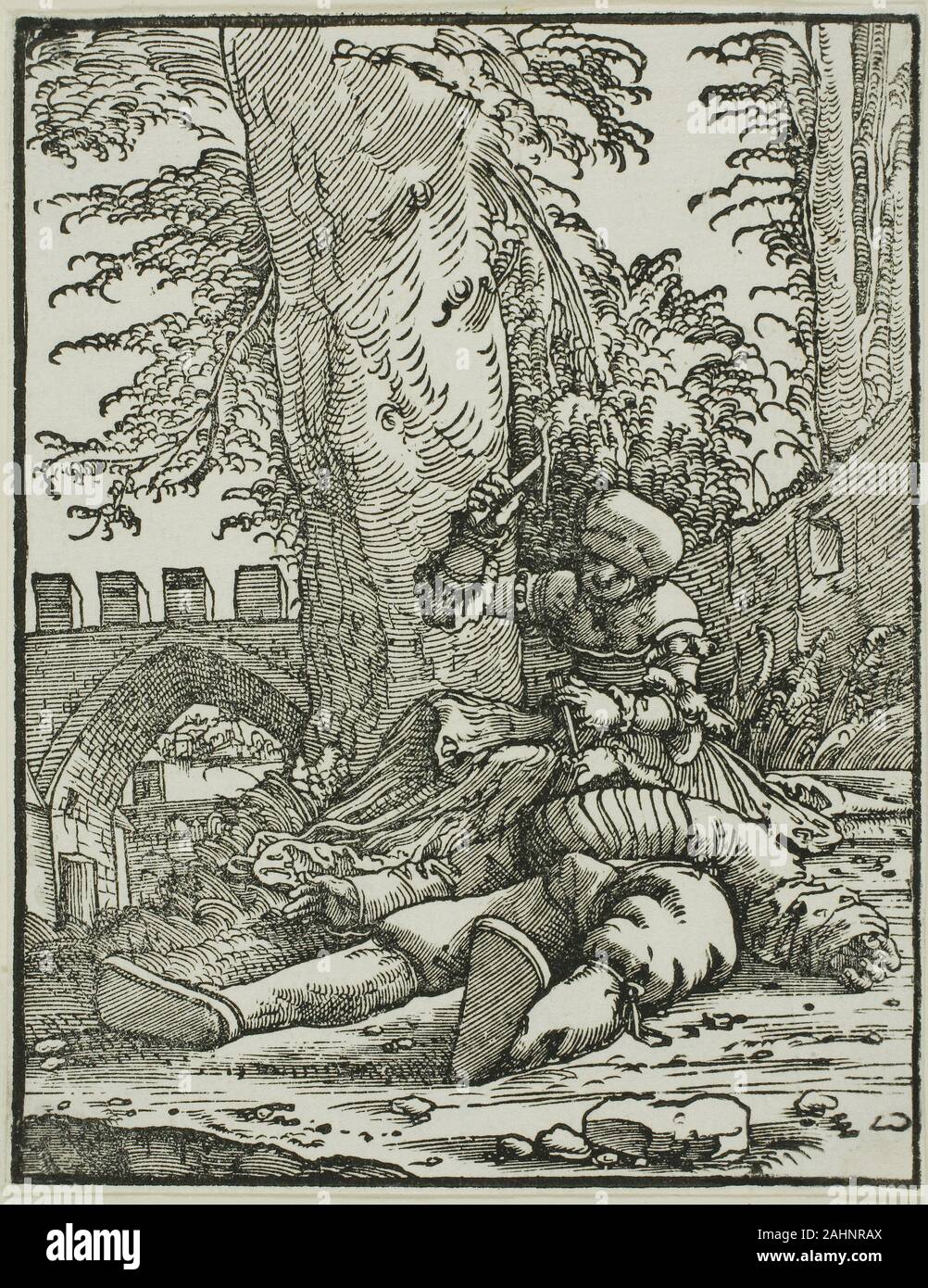 Albrecht Altdorfer. Jael and Sisera. 1518–1528. Germany. Woodcut in ...