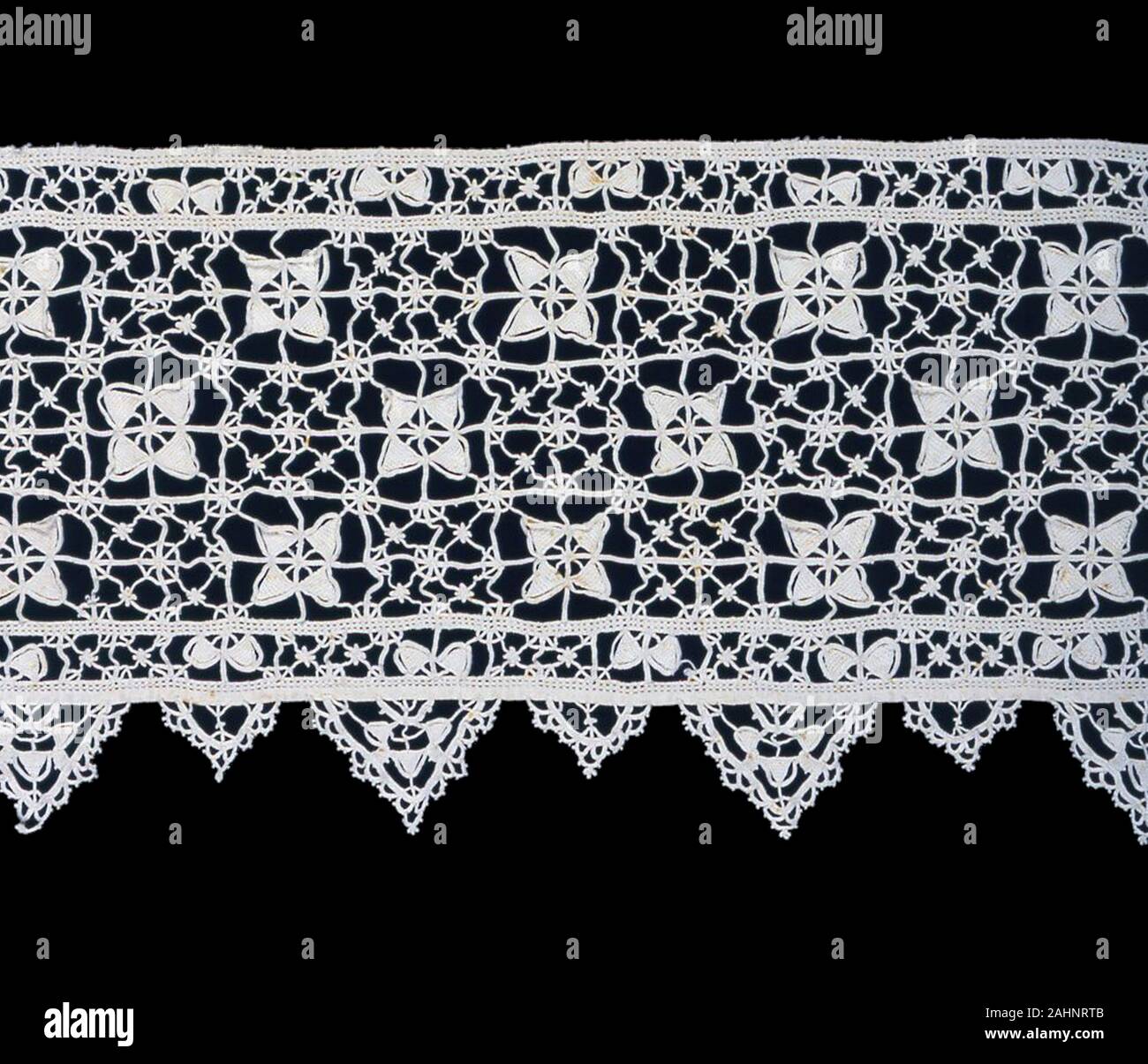 Cut and drawn thread work in overcast stitches hi-res stock photography ...