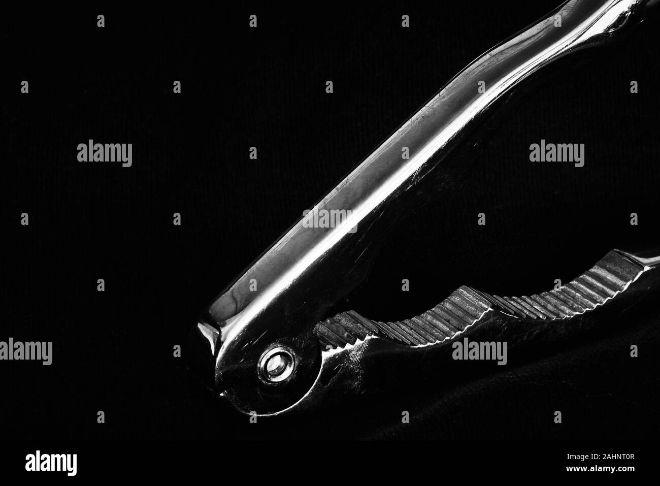 different angles and details of a classic nutcracker isolated in dark ...