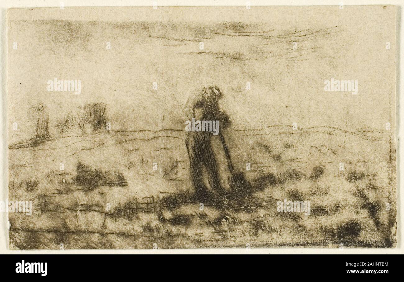 Jean François Millet. Woman Hanging Out Clothes. 1850–1860. France ...