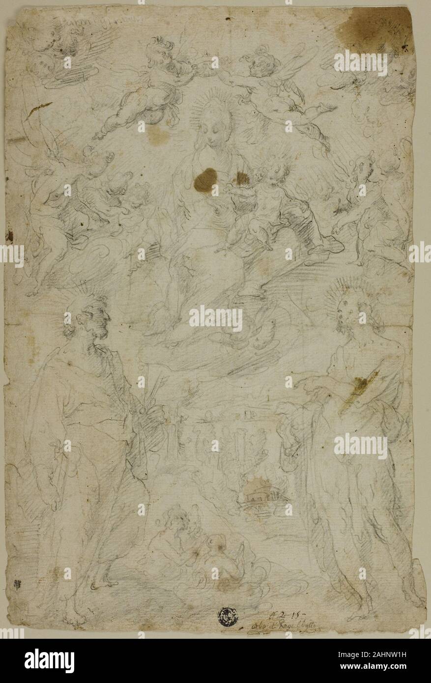 Pietro d' Asaro. Virgin and Child with Saints Peter and John the ...