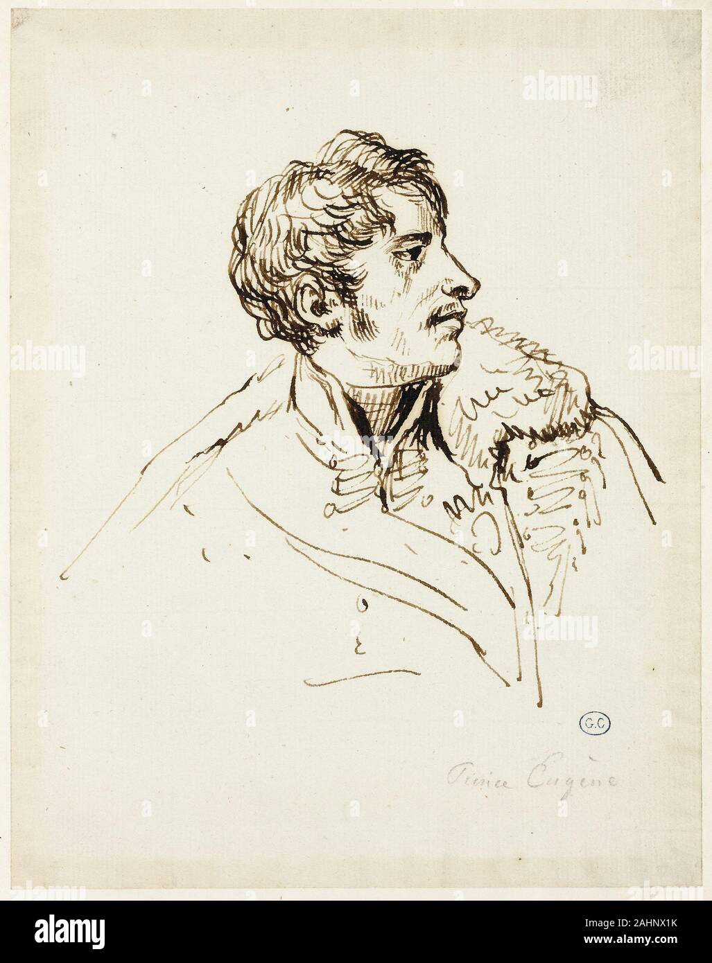 Pen and brown ink on off white wove paper hi-res stock photography and ...