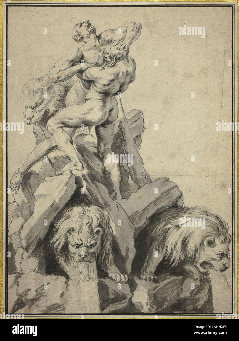 Fountain of hercules and antaeus hi-res stock photography and images ...