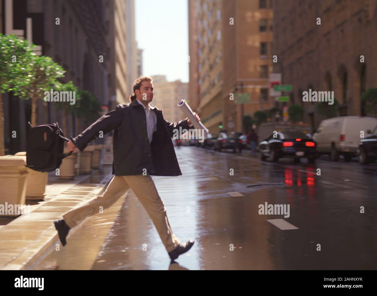 Side view young man looks hi-res stock photography and images - Alamy