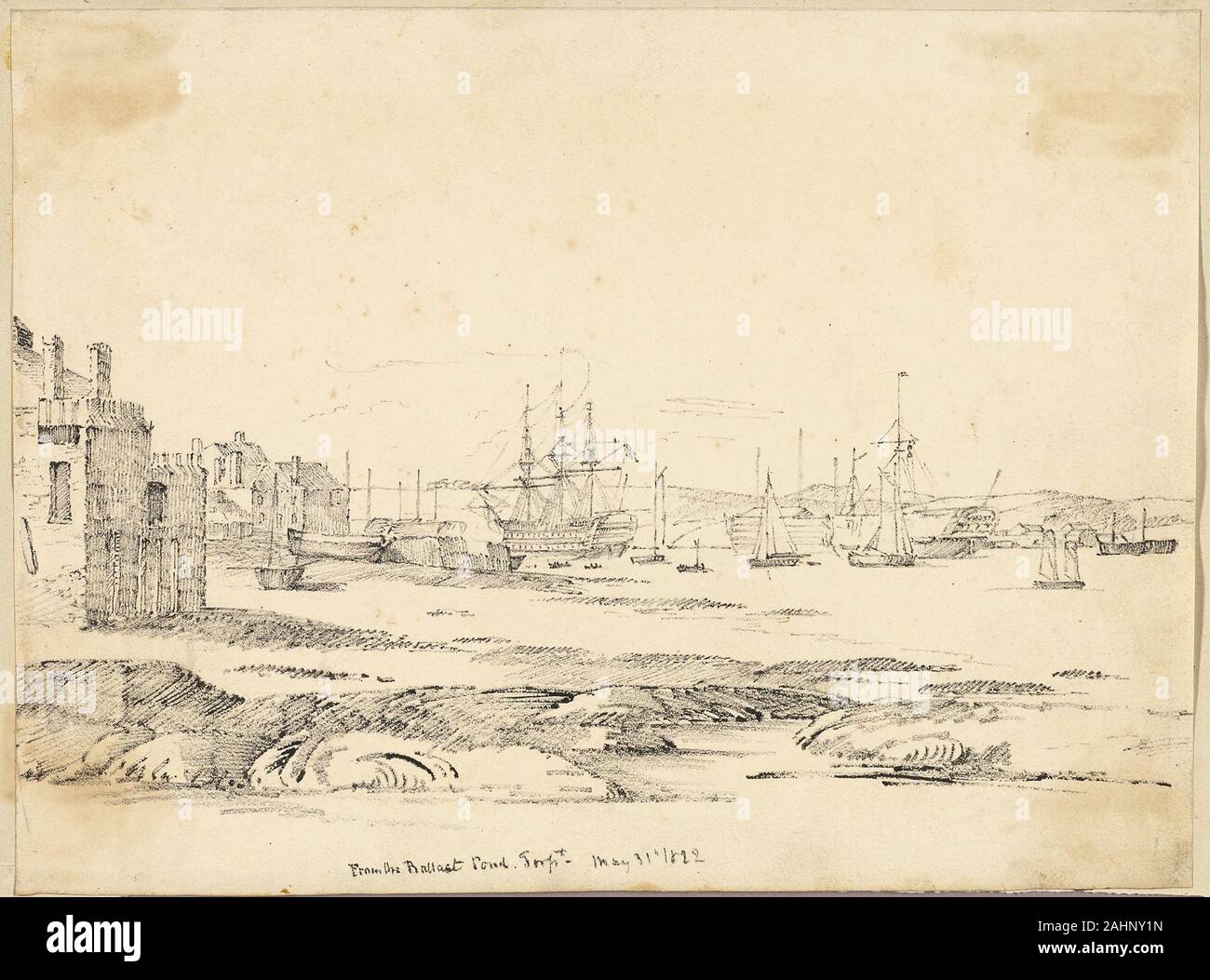 From the Ballast Pond. 1822. England. Lithograph in black on cream wove ...