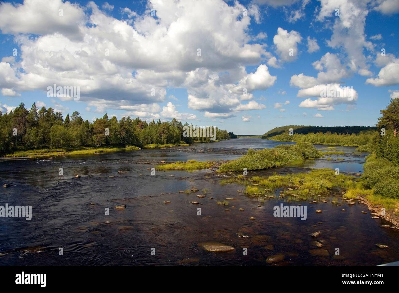 Ounasjoki fluss hi-res stock photography and images - Alamy