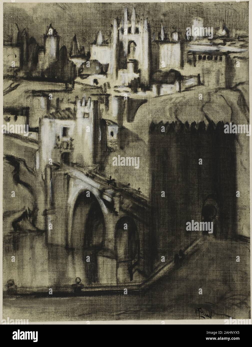 Joseph Pennell. It's Lanes of Palaces Terraced Round the Slope, Toledo ...