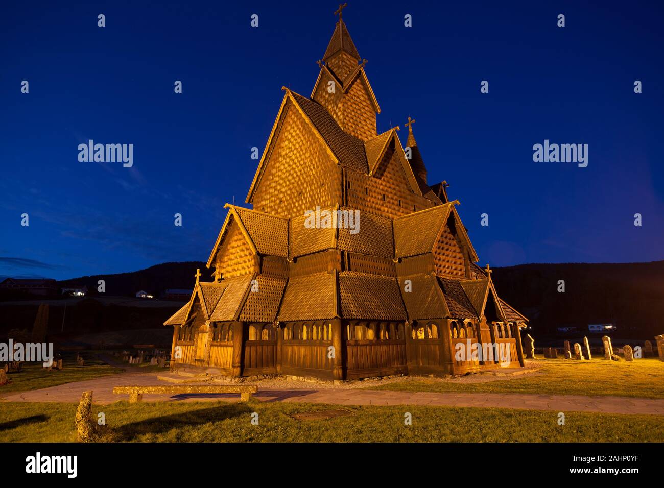Heddal stave church hi-res stock photography and images - Alamy