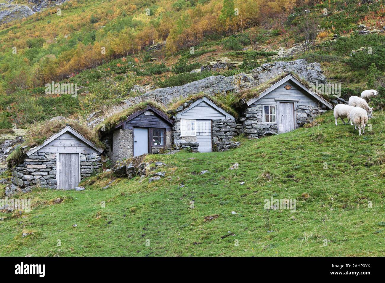 Turf huts hi-res stock photography and images - Alamy