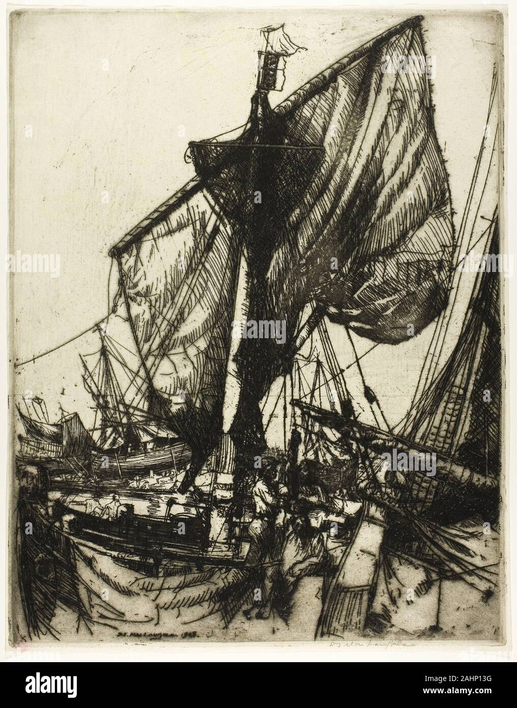 Donald Shaw MacLaughlan. Fishermen of Chioggia. 1908. United States ...