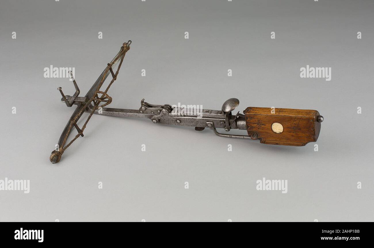 Stone Crossbow with Spanner for a Child. 1690–1710. Germany. Wood, bone ...