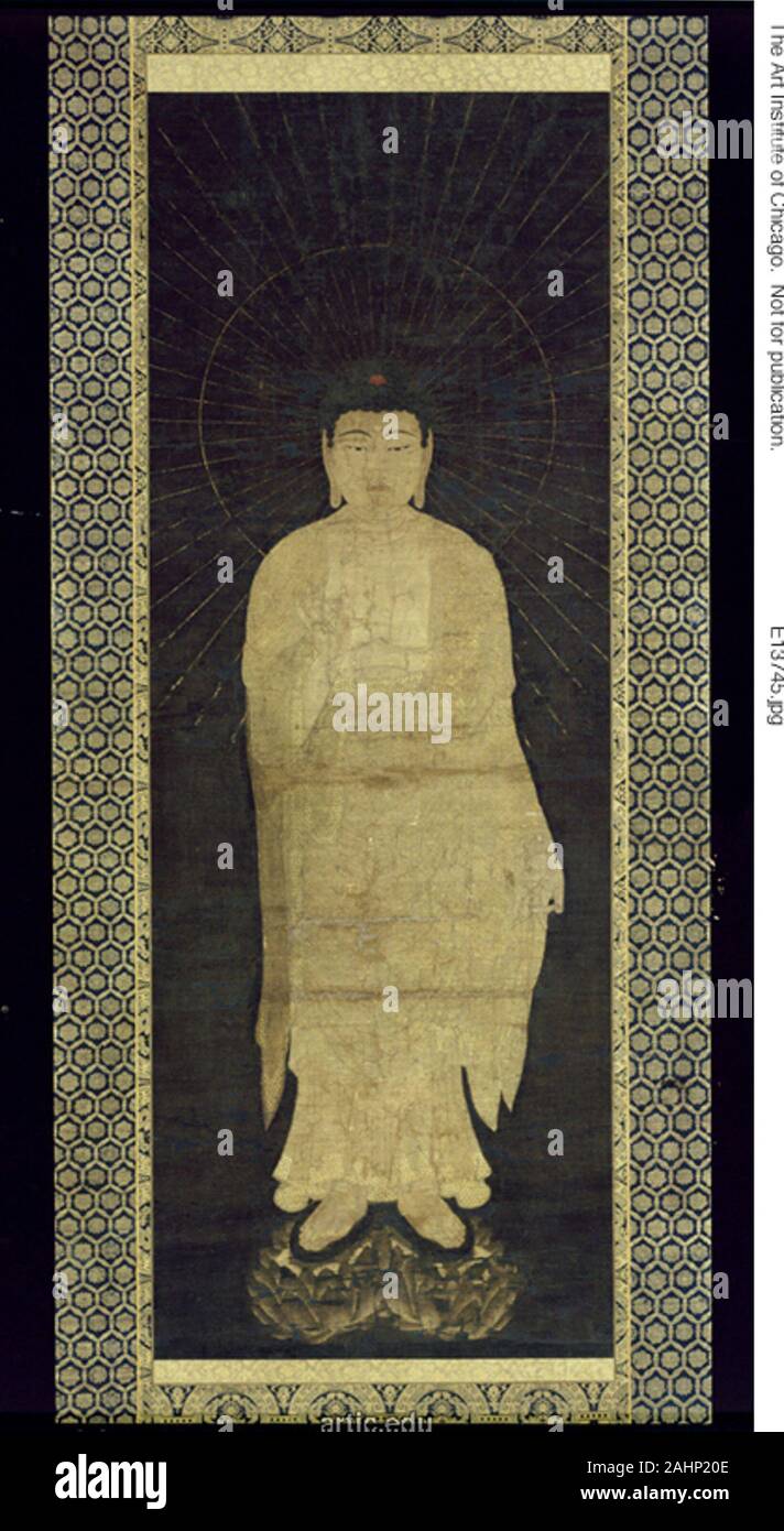 The Buddha Amida, from the triptych Approach of the Amida Trinity. 1201 ...