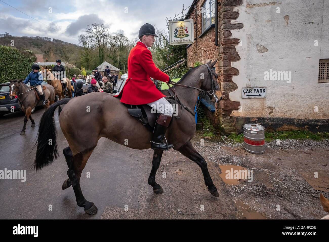 Quantock staghounds boxing day hi-res stock photography and images - Alamy