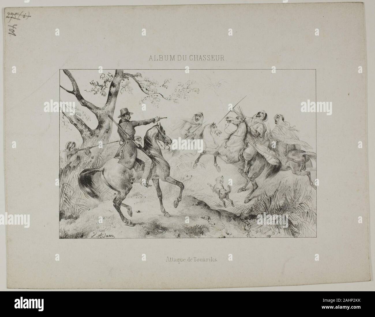 Victor Jean Adam. Attack of the Turks. 1821–1866. France. Lithograph in ...