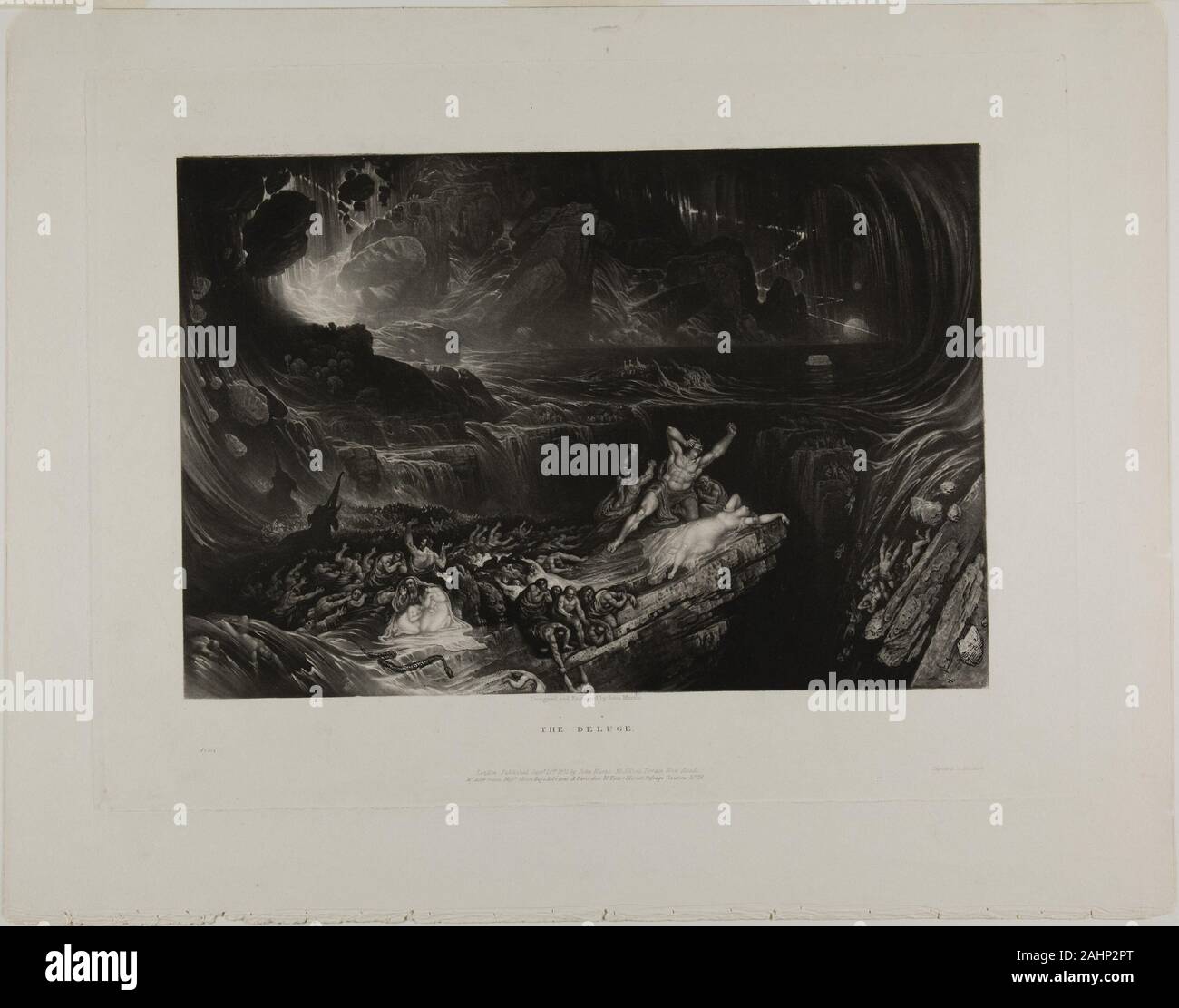 John Martin. The Deluge, from Illustrations of the Bible. 1831. England ...