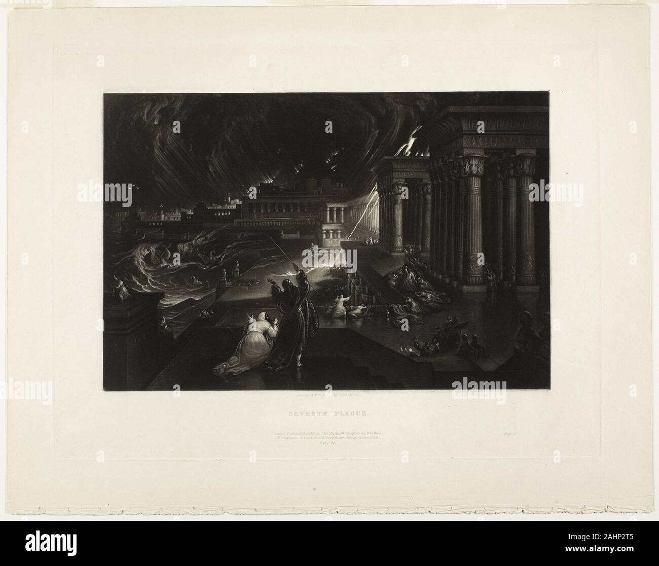 John Martin. Seventh Plague, from Illustrations of the Bible. 1833 ...