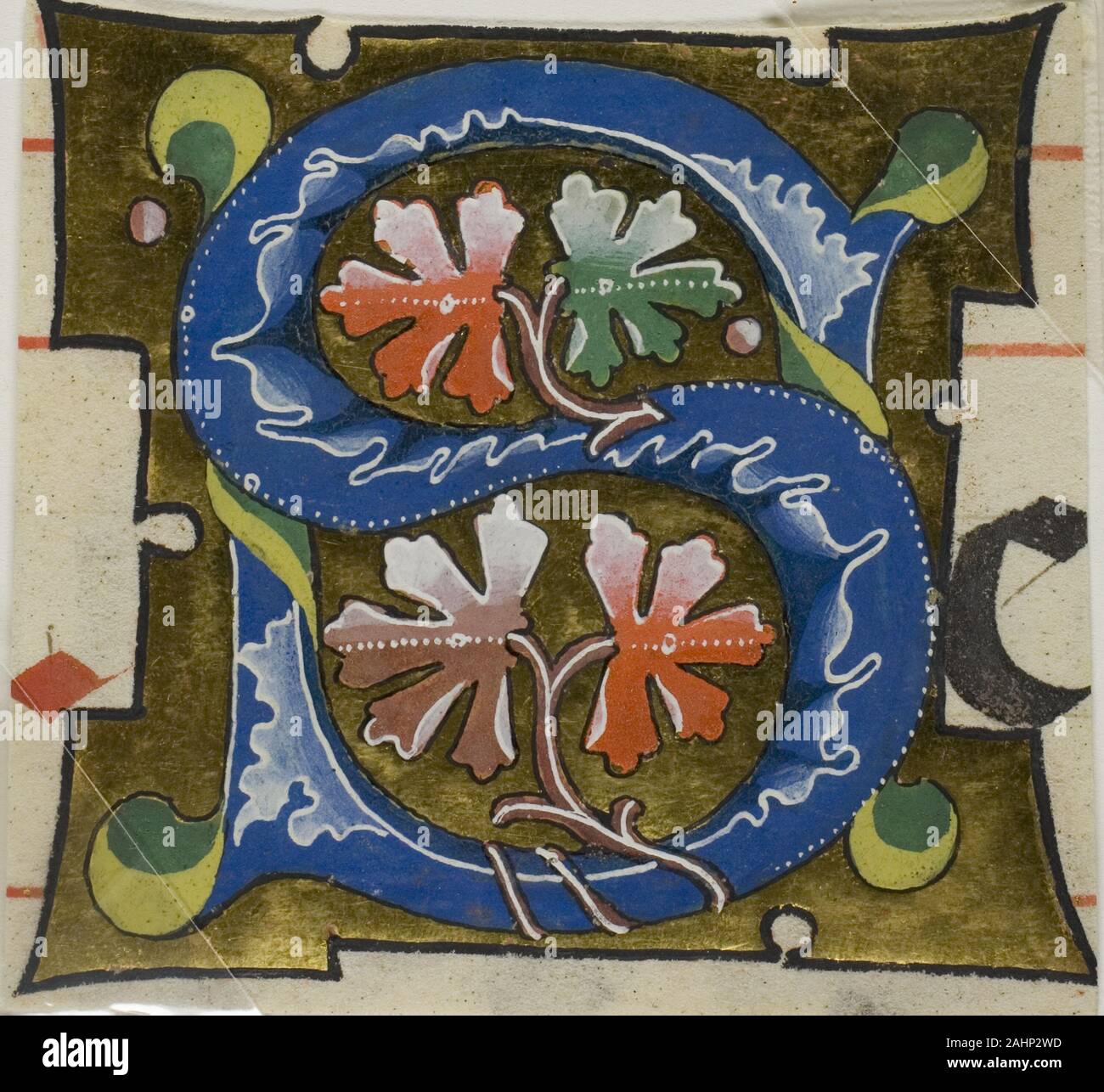 Decorated Initial S with Flowers from a Choirbook. 1800–1908. Europe ...