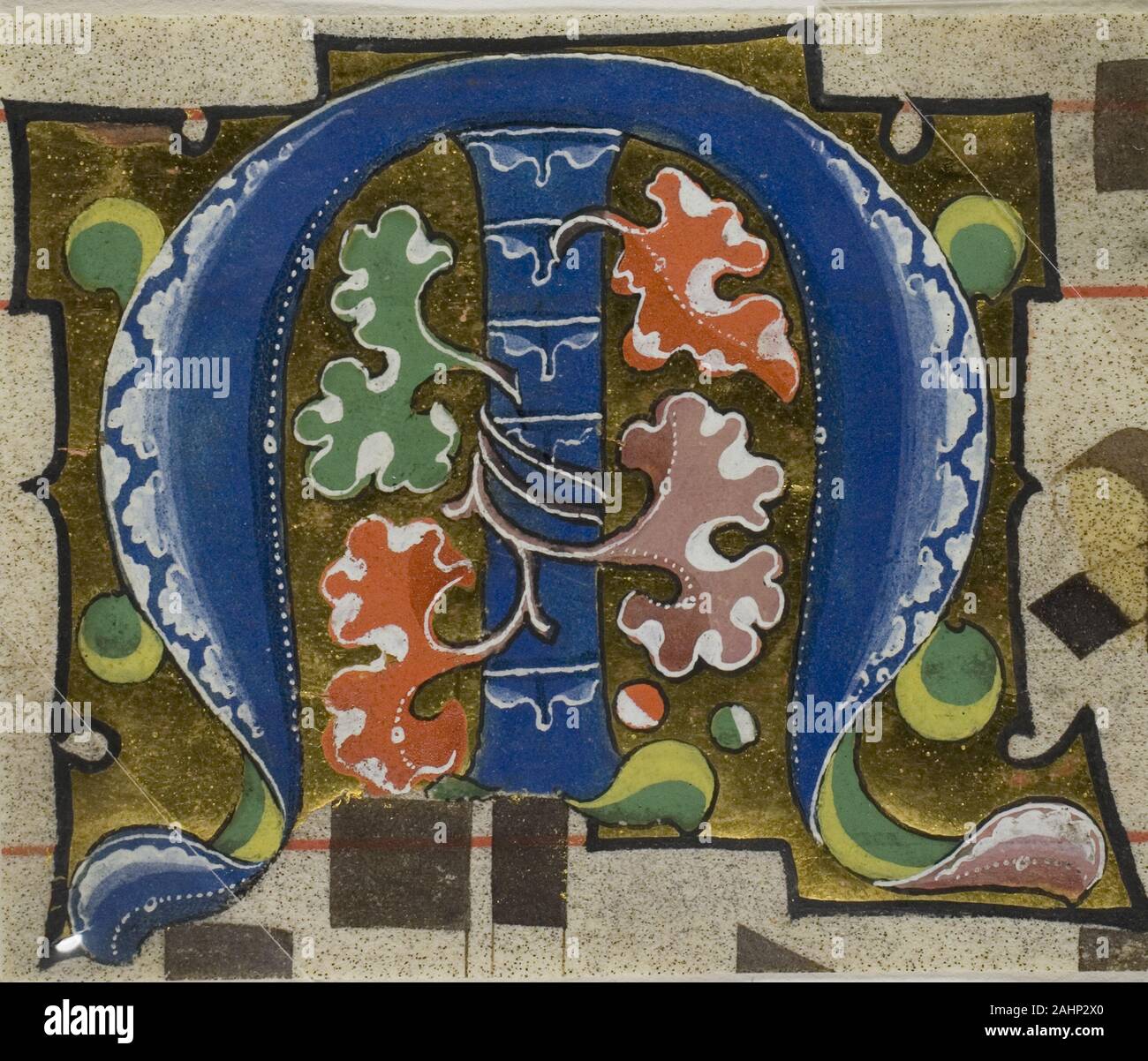 Decorated Initial M with Flowers from a Choirbook. 1800–1908. Europe ...