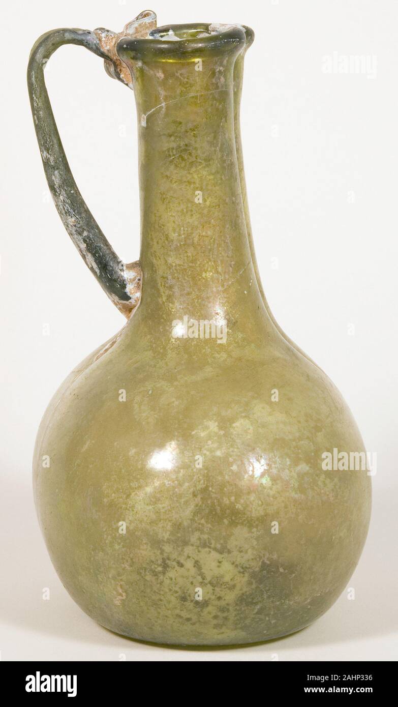 Ancient Roman. Double Jug. 101 AD–300 AD. Roman Empire. Glass, blown ...