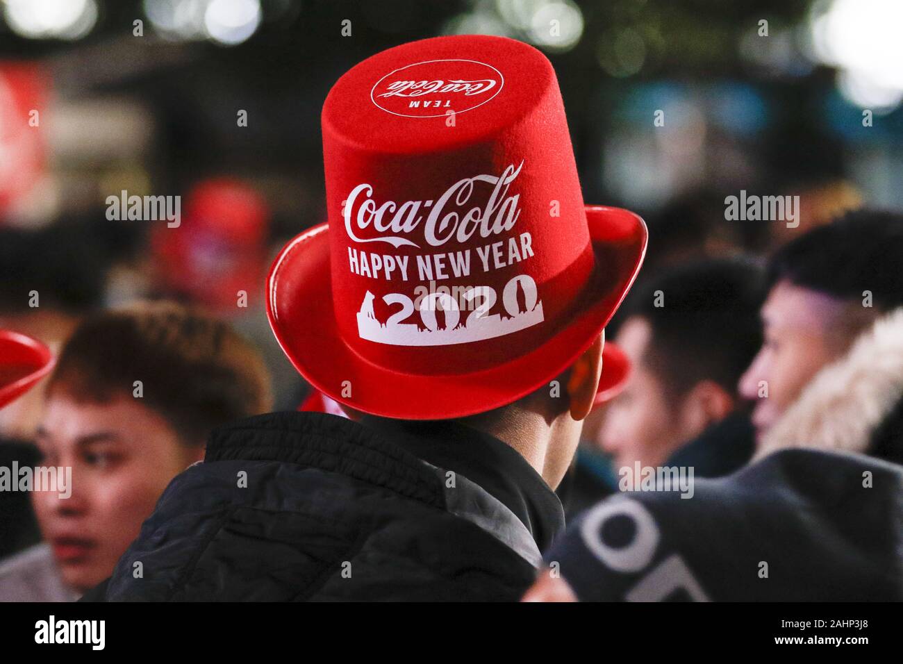 Tokyo, Japan. 1st Jan, 2020. People celebrate the New Year 2020 at ...