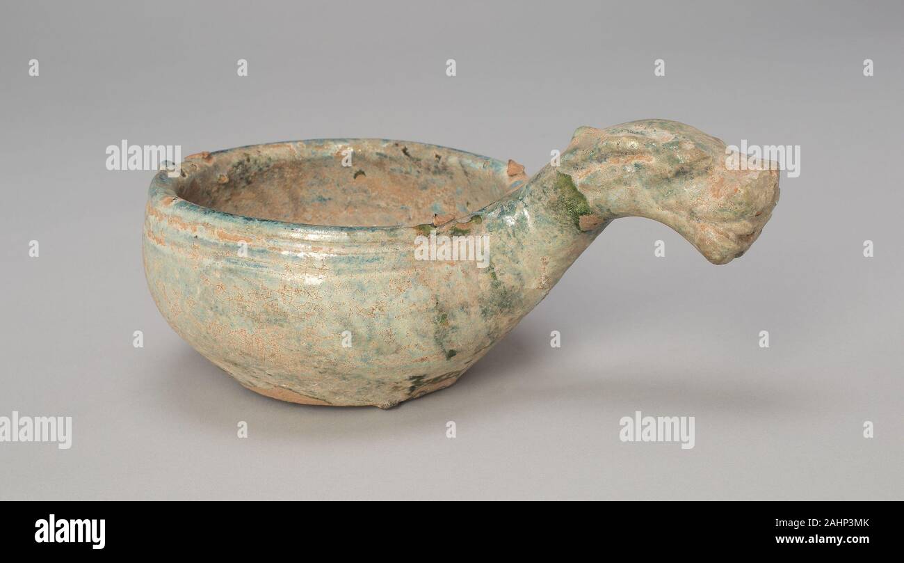 Dragon Head Ladle. 206 BC–220 AD. China. Earthenware with lead green ...