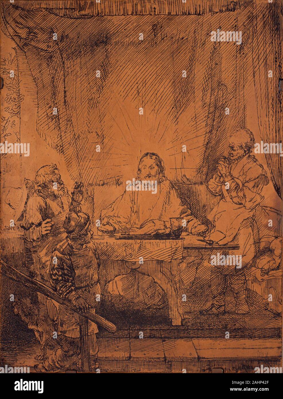 Rembrandt Etching Plate