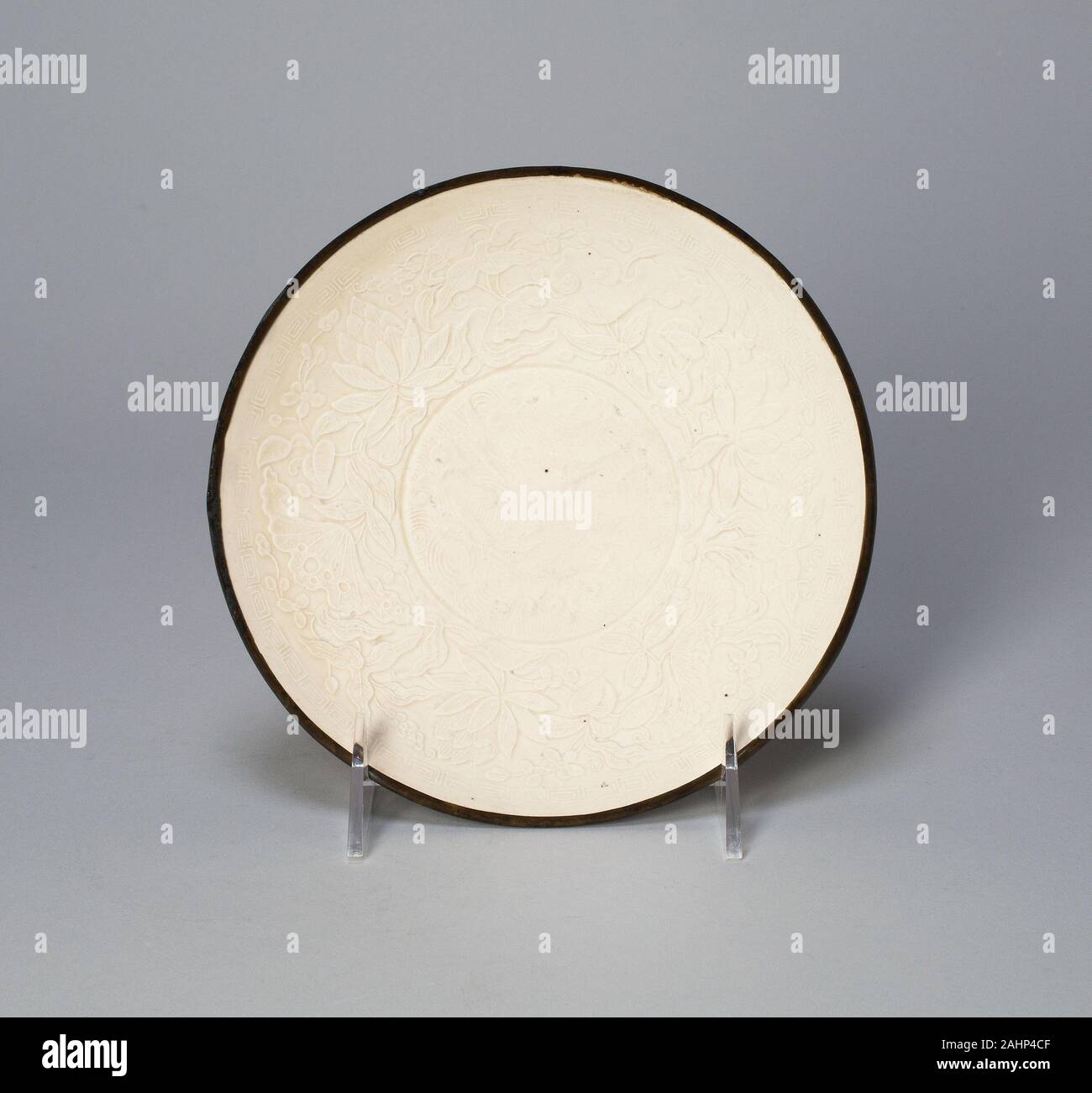 Dish with Fish and Lotus Scrolls. 960 AD–1279. China. Ding ware ...