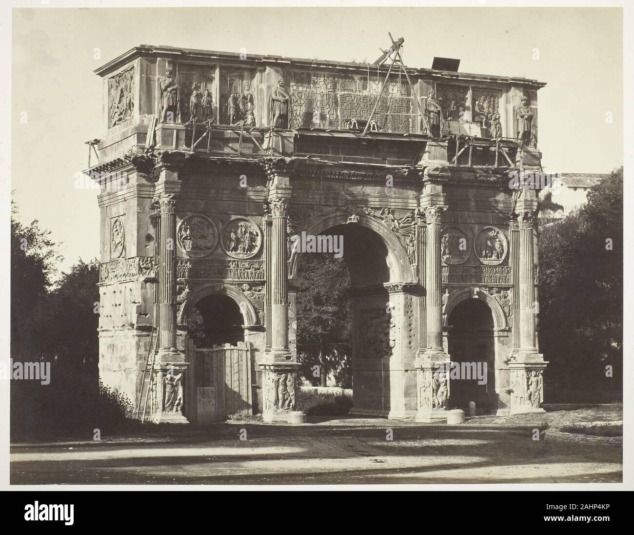 Bisson Frères. Arch of Constantine, Rome. 1854–1855. France. Albumen ...
